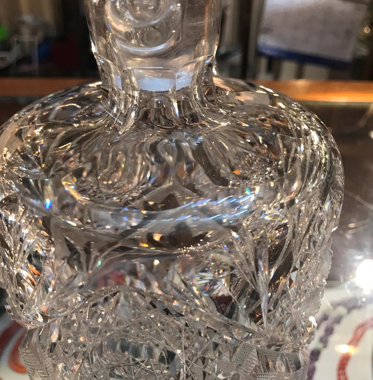 Late 19th Century American Brilliant Whisky Jug at 1stDibs