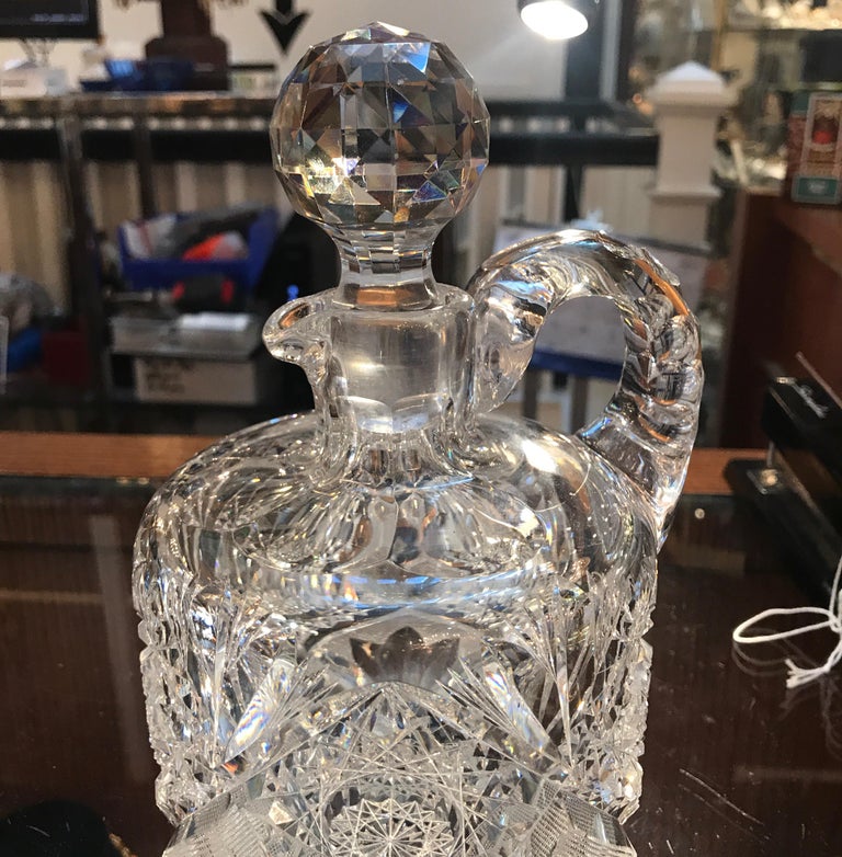 Late 19th Century American Brilliant Whisky Jug at 1stDibs