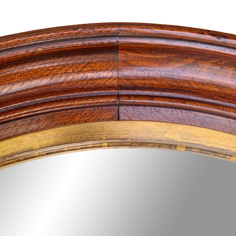 Late 19th Century American Round Mirror at 1stDibs