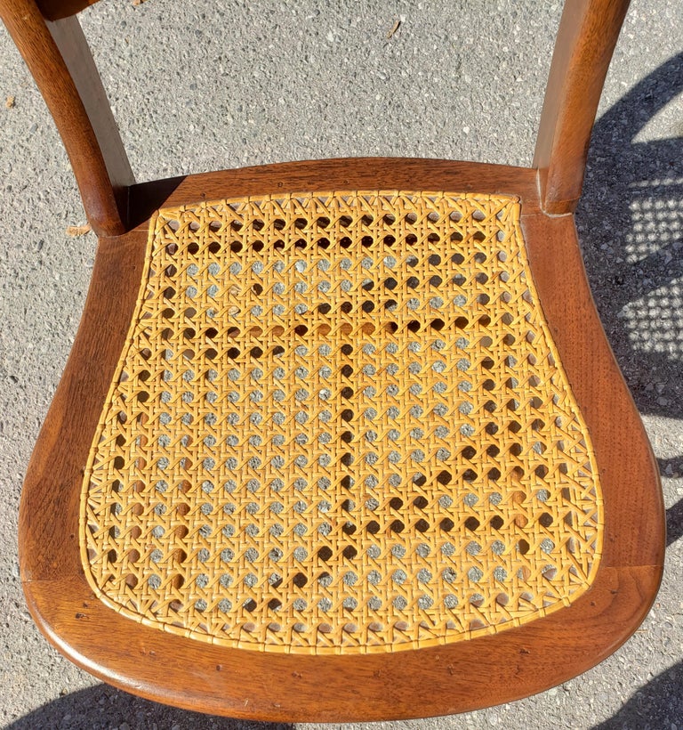 Late 19th Century Americana Cane Seat and Ladder Back Chairs, a Pair at ...