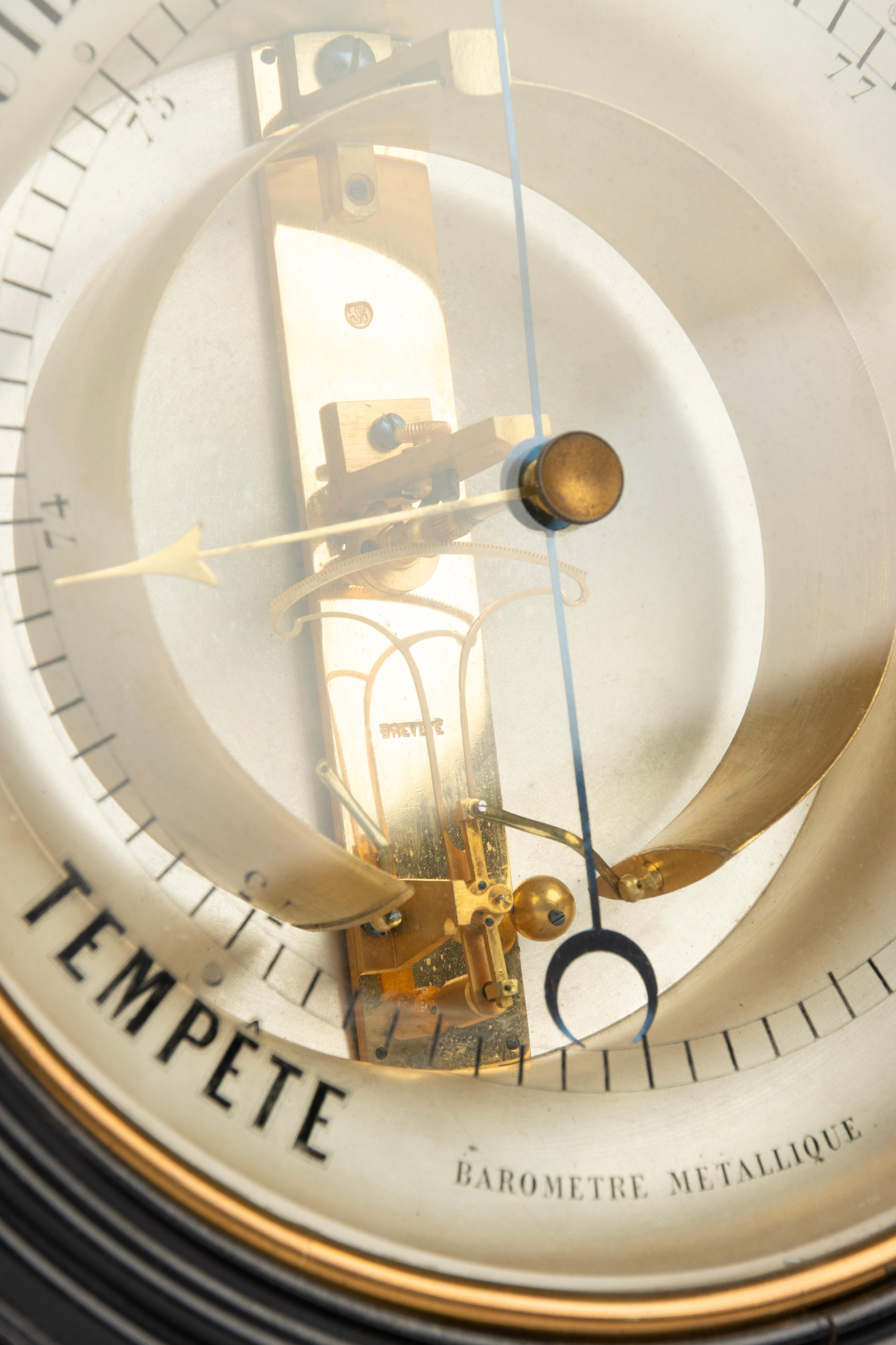 Late 19th Century Antique Barometer - Brevete France - Louis Philippe ...