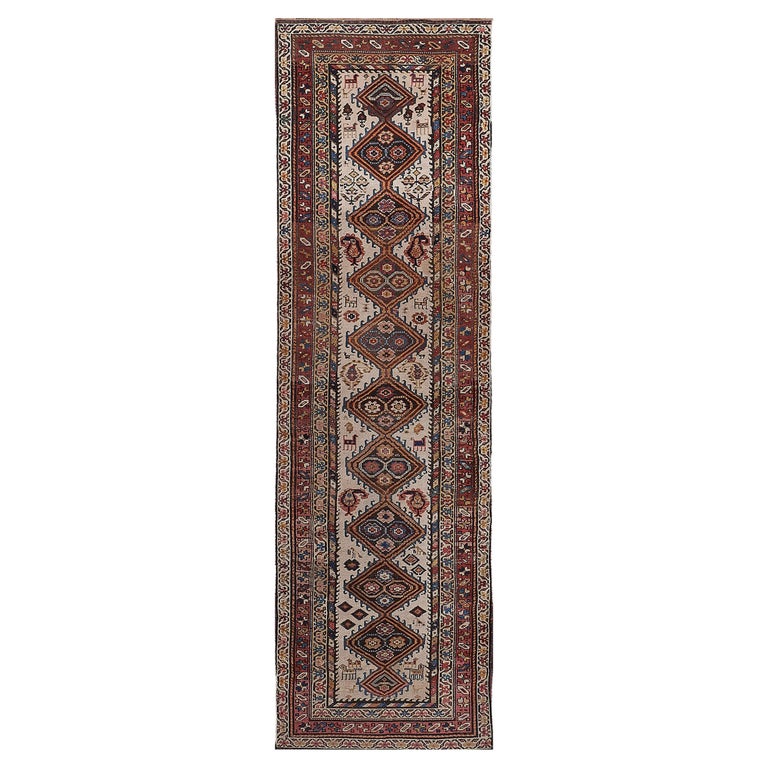 Late 19th Century Antique Hamadan Runner For Sale at 1stDibs