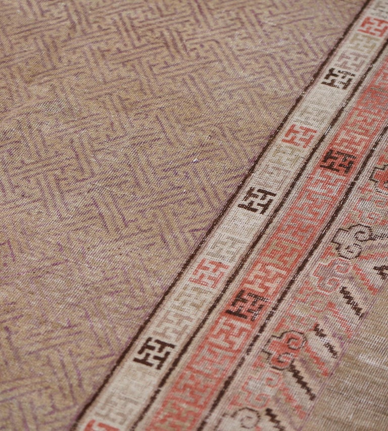Late 19th Century, Antique Khotan Rug For Sale at 1stDibs