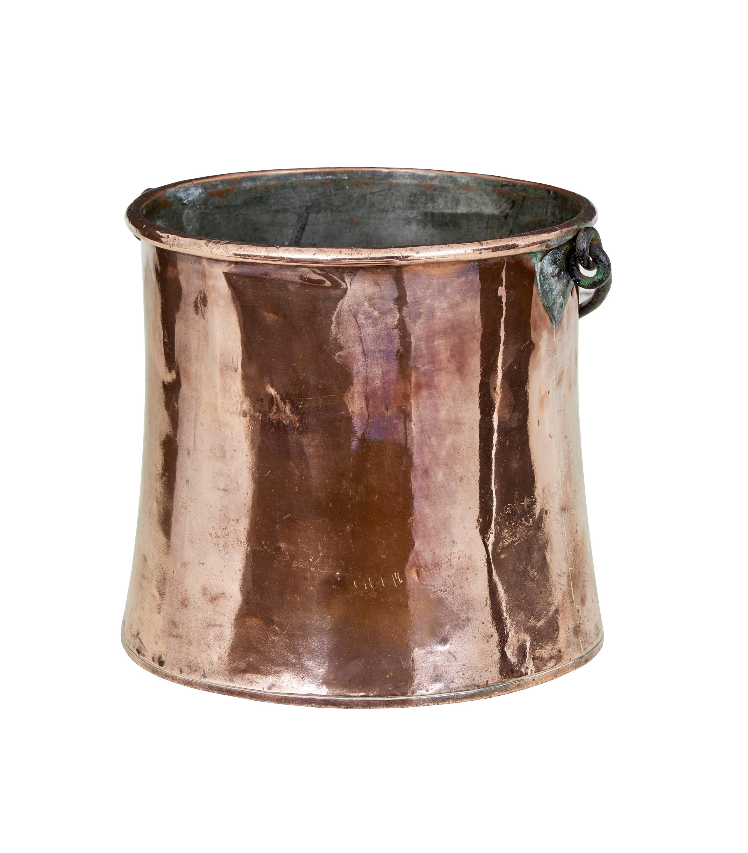 Late 19th Century Arts and Crafts Copper Bucket at 1stDibs