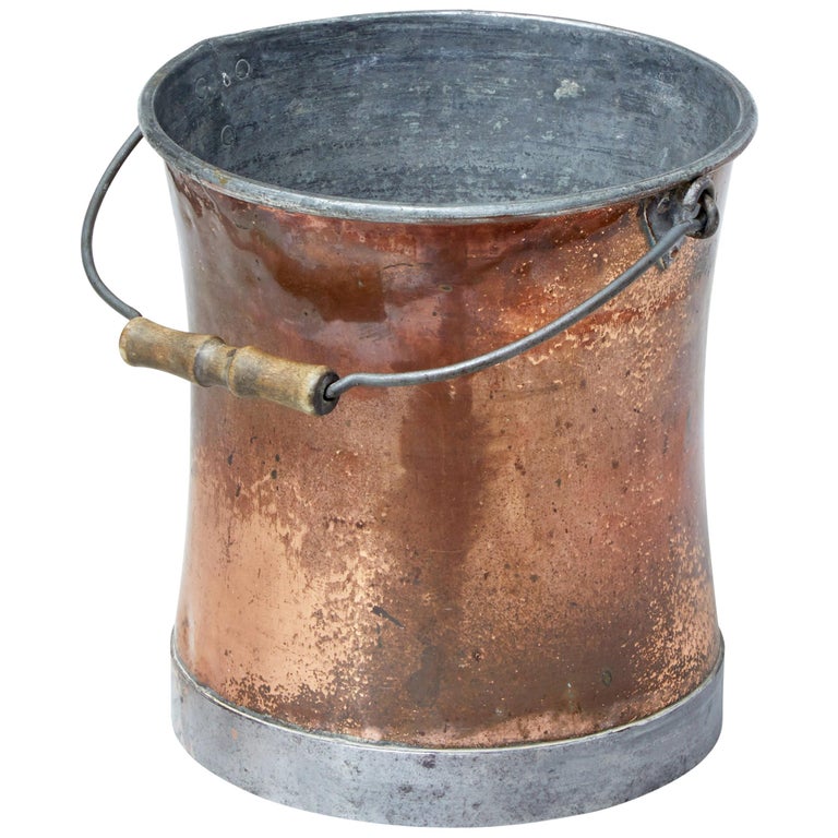 Late 19th Century Arts and Crafts Copper Bucket at 1stDibs
