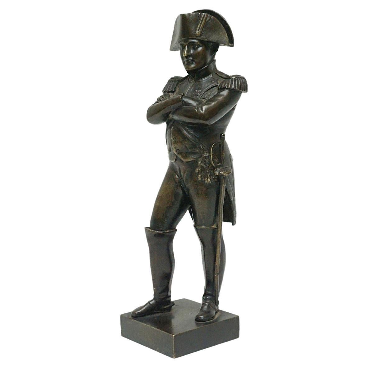 Late 19th Century French Bronze Sculpture of Seated Napoleon in Relaxed ...