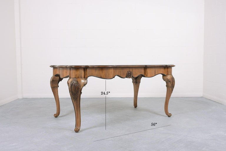 Late 19th Century English Walnut Dining Table For Sale at 1stDibs