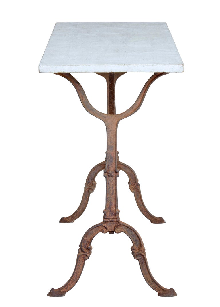 Late 19th Century Cast Iron Side Table For Sale at 1stDibs