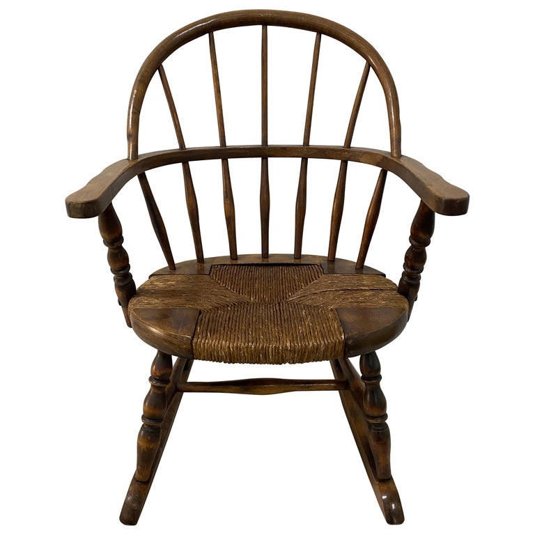 Late 19th Century Child''s Windsor Rocking Chair at 1stDibs