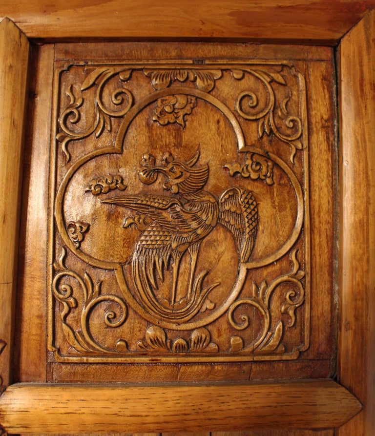 Late 19th Century Chinese Carved Architectural Arc For Sale at 1stDibs