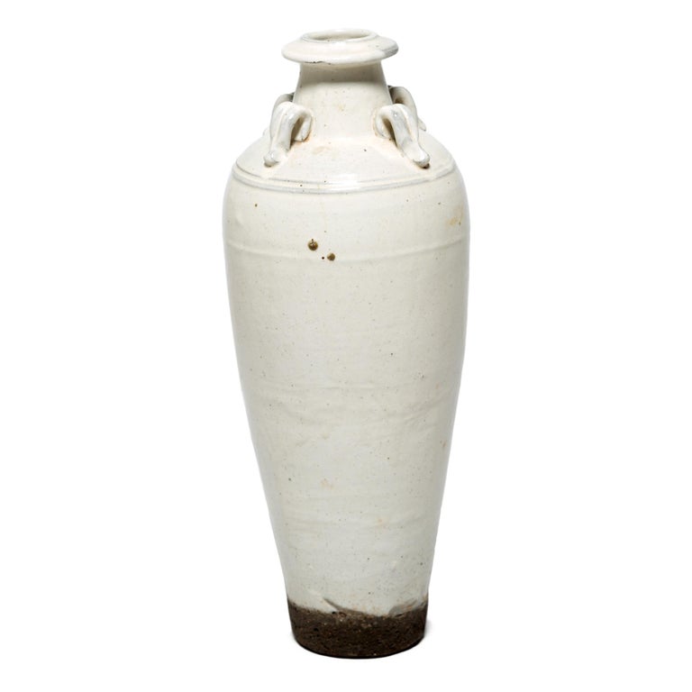 Late 19th Century Chinese Tapered Rice Wine Jar at 1stDibs