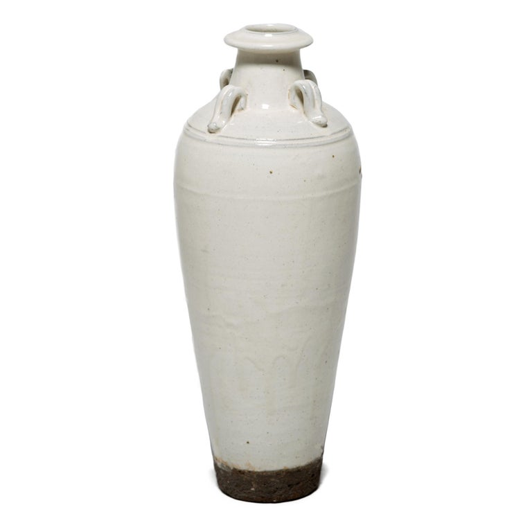 Late 19th Century Chinese Tapered Rice Wine Jar at 1stDibs