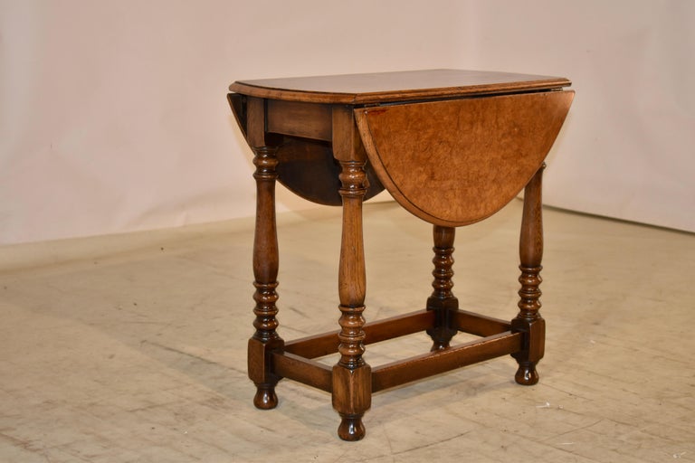 Late 19th Century Drop Leaf Side Table For Sale at 1stDibs