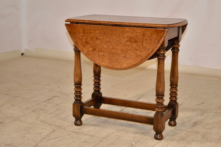 Late 19th Century Drop Leaf Side Table For Sale at 1stDibs