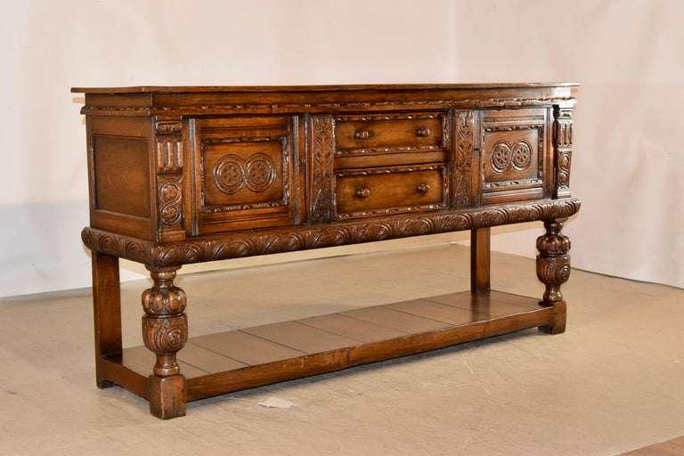 Late 19th Century English Carved Pot Board For Sale at 1stDibs