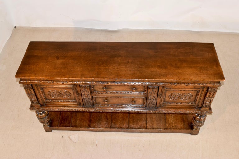 Late 19th Century English Carved Pot Board For Sale at 1stDibs