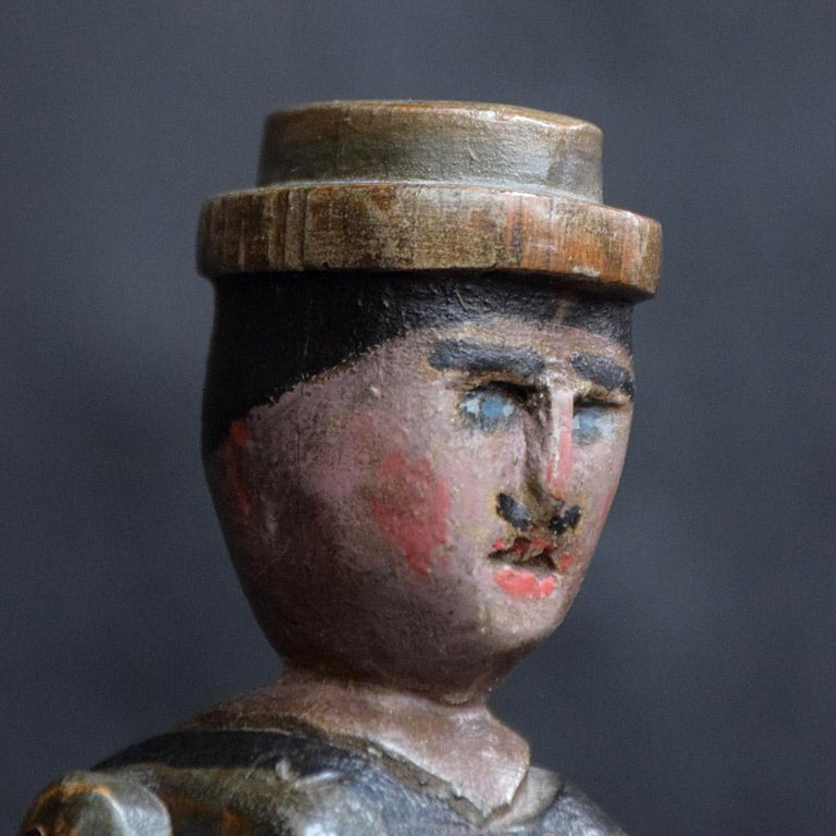 Late 19th Century English Folk Art Articulated Jig Doll For Sale at ...