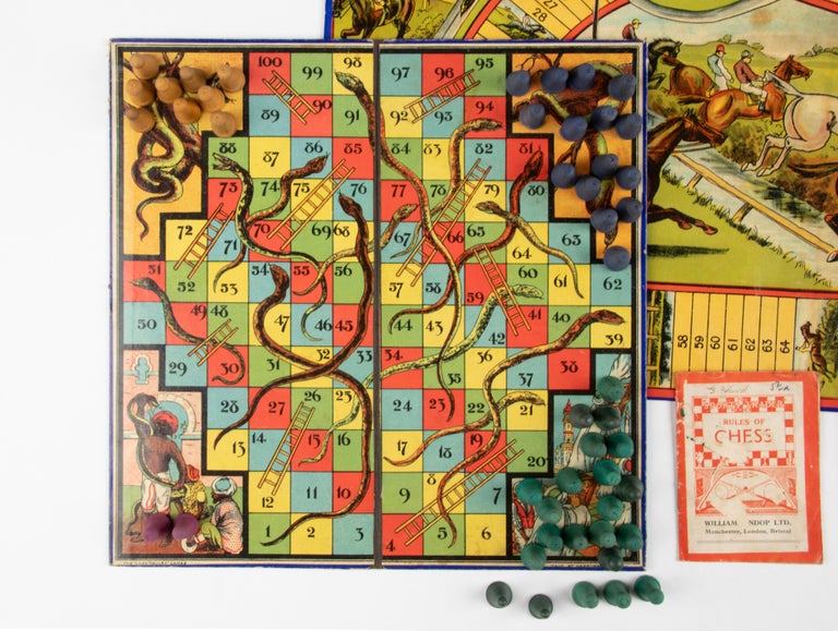 Late 19th Century English Game Box For Sale at 1stDibs