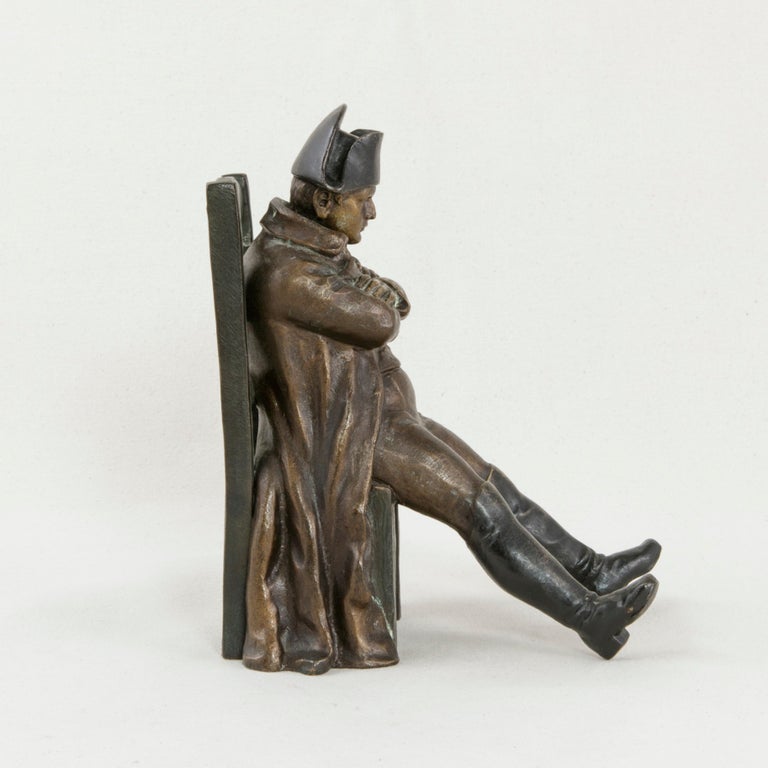 Late 19th Century French Bronze Sculpture of Seated Napoleon in Relaxed ...