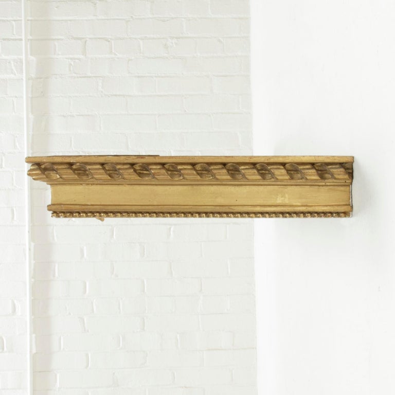 Late 19th Century French Louis XVI Style Gilt Wood Valance or Window ...