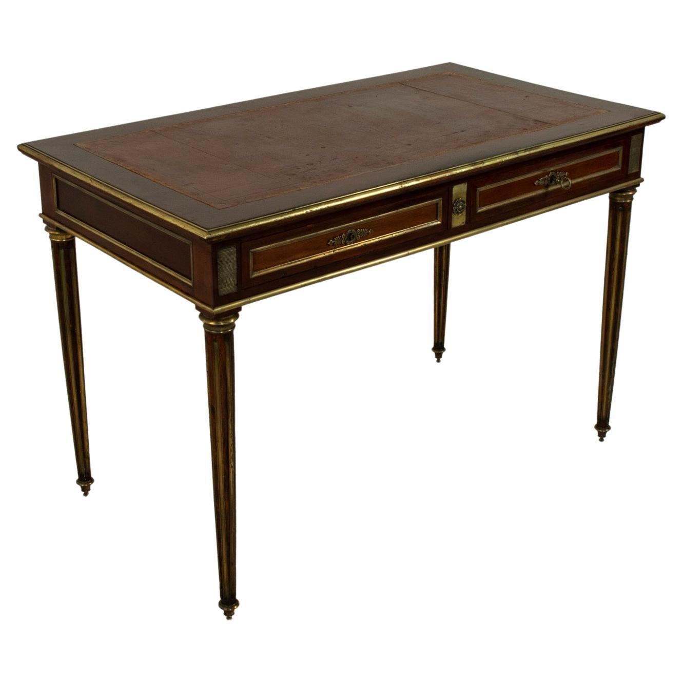 French Louis XVI Writing Desk by Baker For Sale at 1stDibs