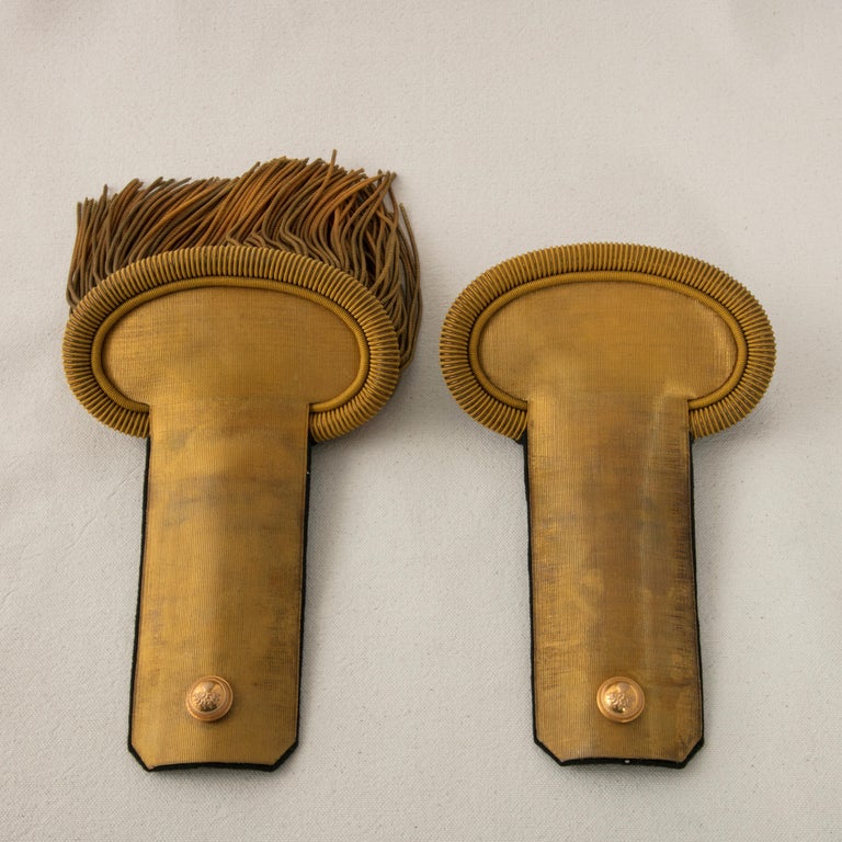 Late 19th Century French Napoleon III Period Military Epaulettes in ...