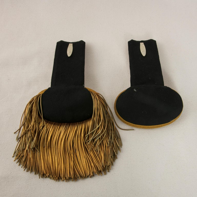 Late 19th Century French Napoleon III Period Military Epaulettes in ...