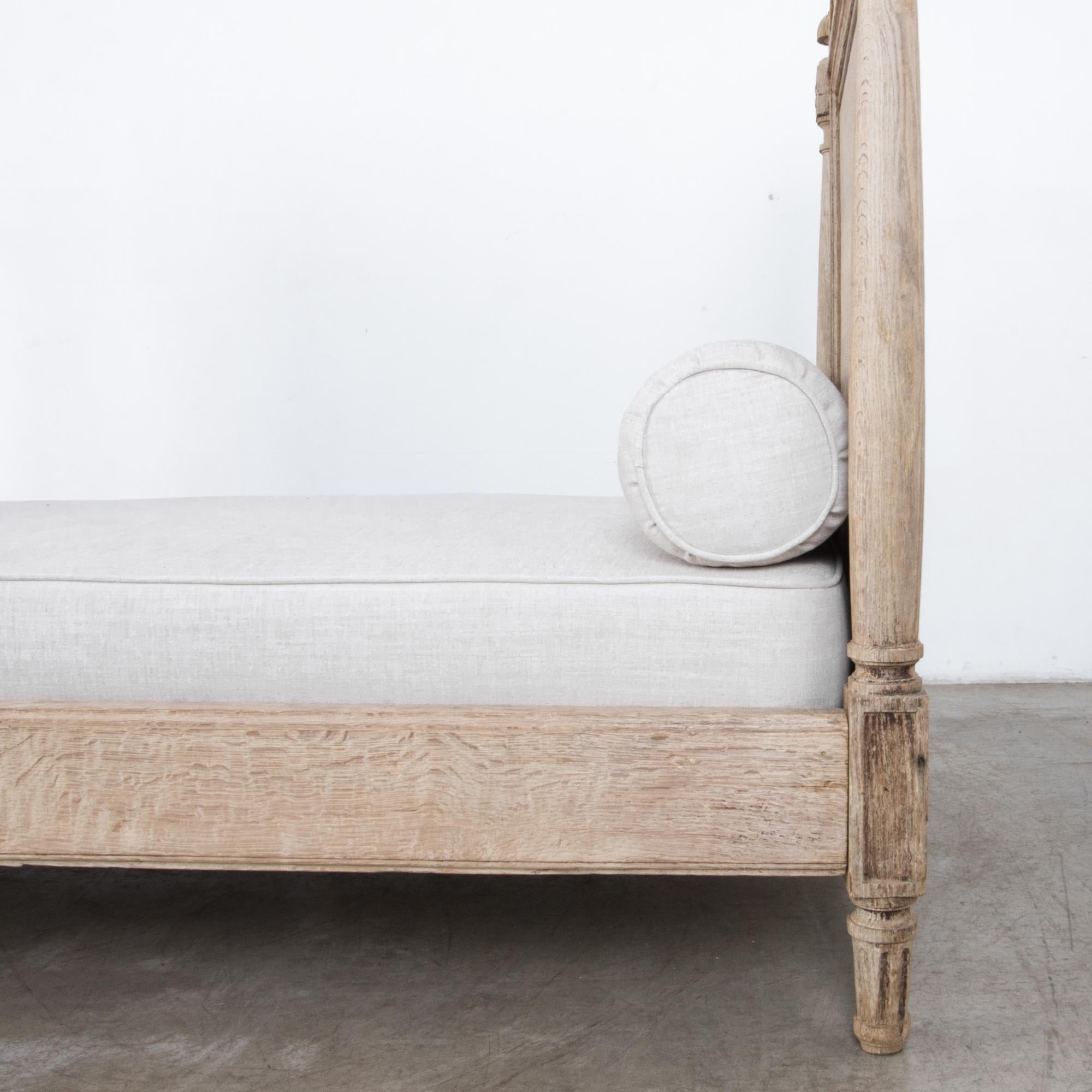 Late 19th Century French Oak Day Bed at 1stDibs