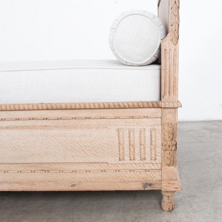 Late 19th Century French Oak Day Bed at 1stDibs
