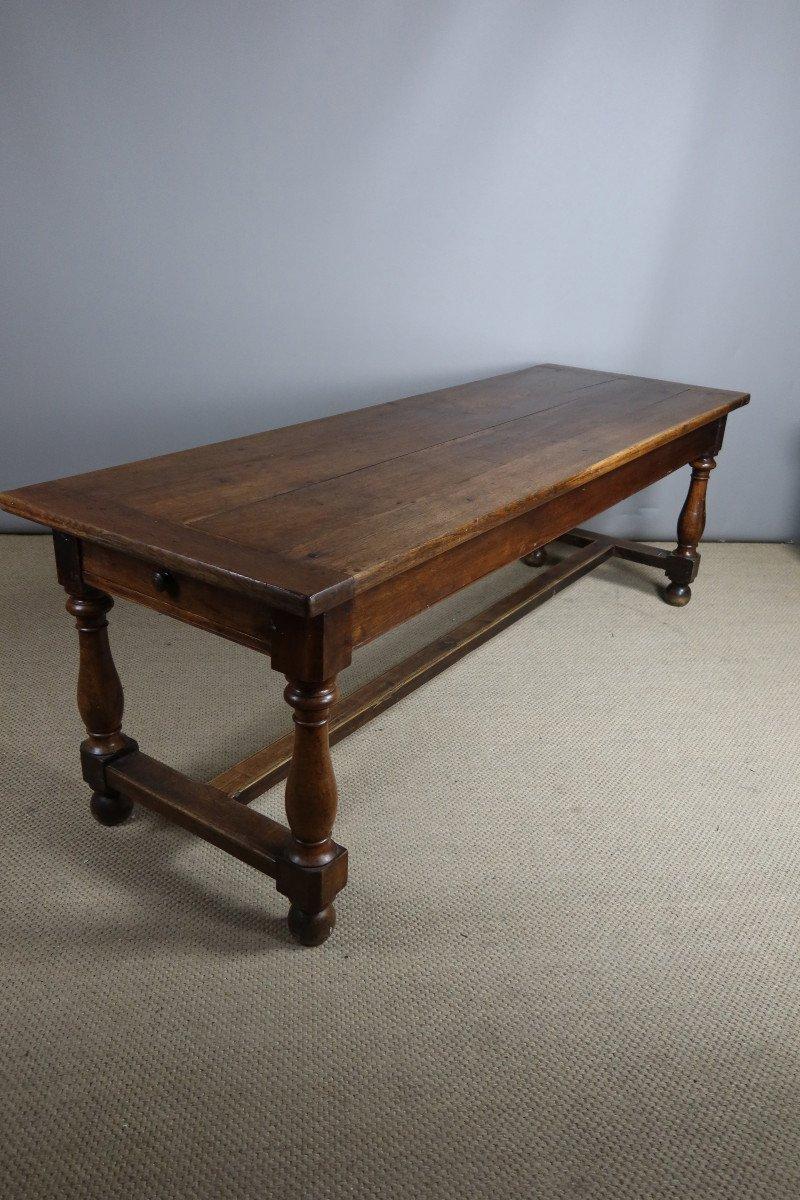 Late 19th century French Oak Farm Dining Table, 1890s For Sale at 1stDibs