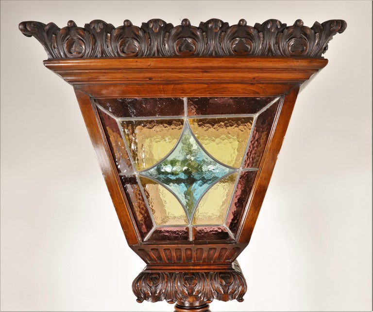 Late 19th Century French Renaissance Revival Hand Carved Walnut Floor ...