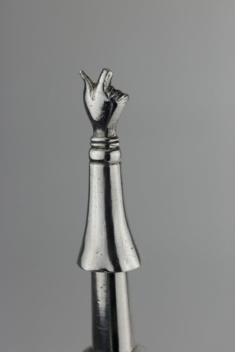Late 19th Century Russian Silver Torah Pointer For Sale at 1stDibs