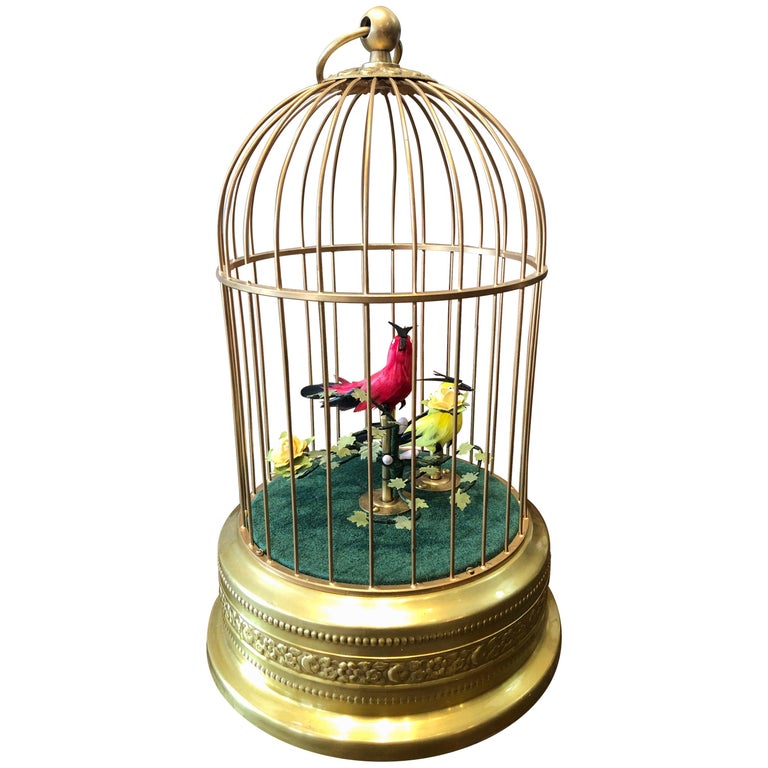 Late 19th Century German Singing Birds Automaton at 1stDibs