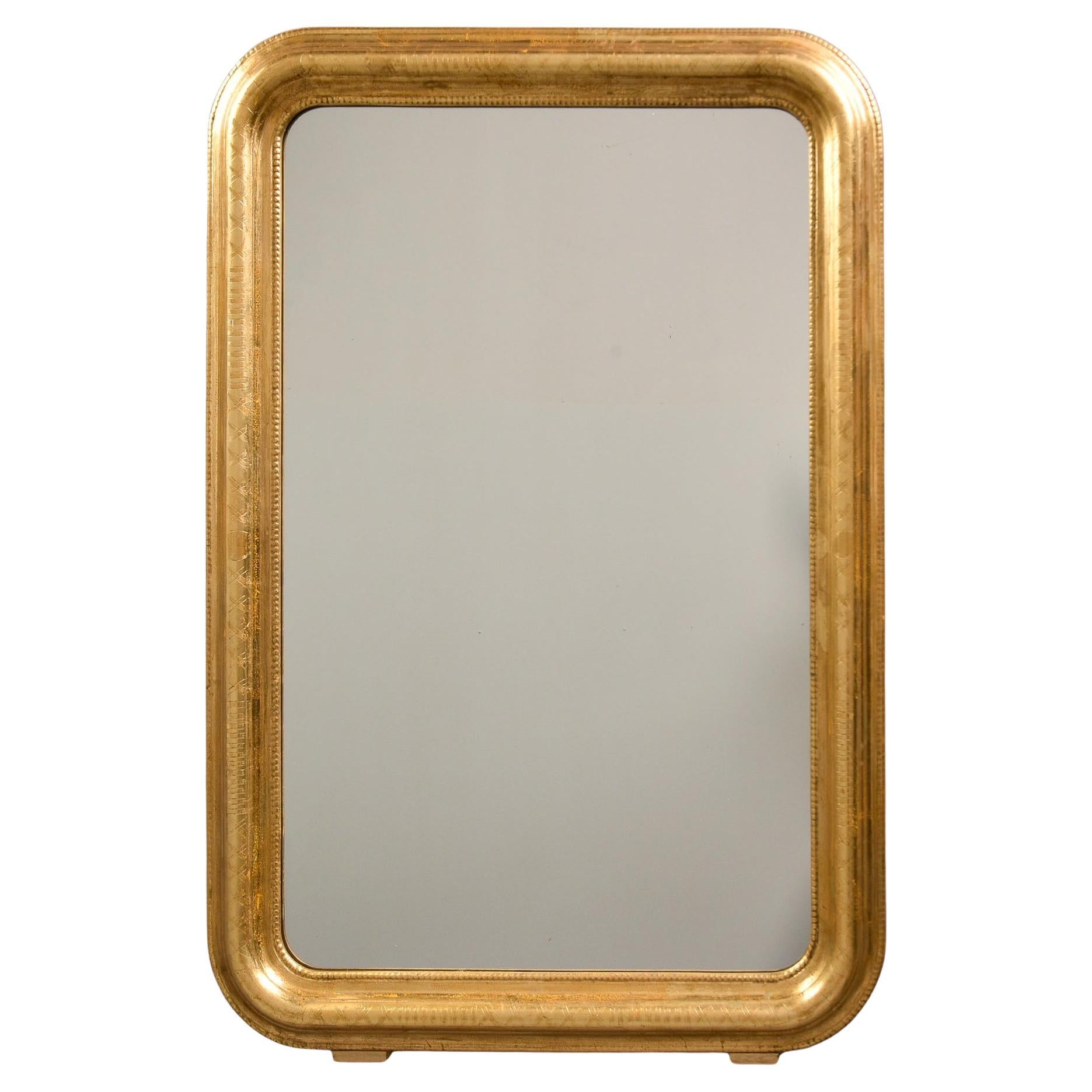 Late 19th Century Giltwood Louis Philippe Mirror For Sale at 1stDibs