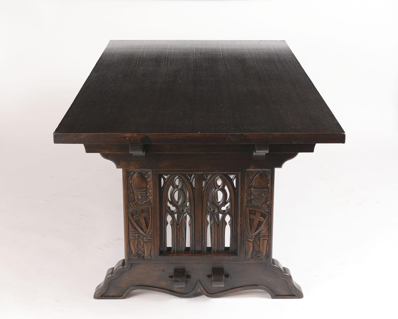 Late 19th Century Gothic Dining Table at 1stDibs