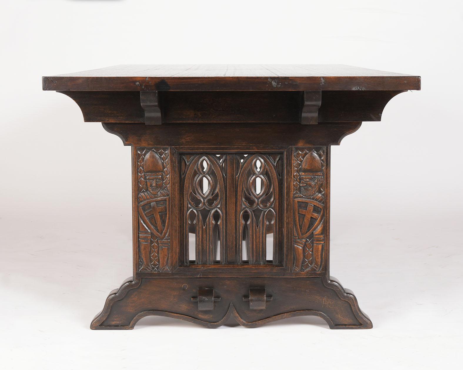 Late 19th Century Gothic Dining Table at 1stDibs