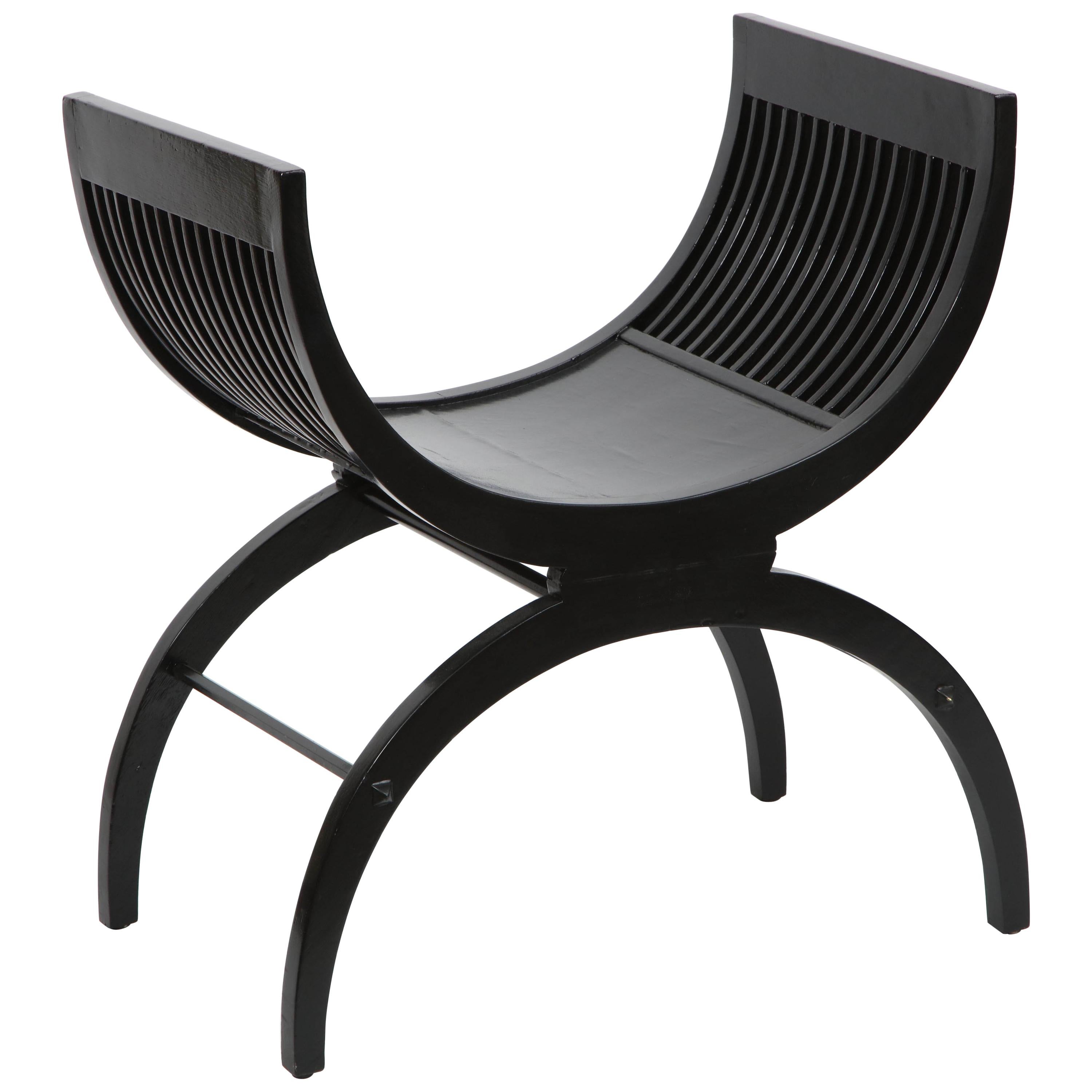 Old World Solid Teak Wood Late 19th Century Dutch Colonial Office Bench ...