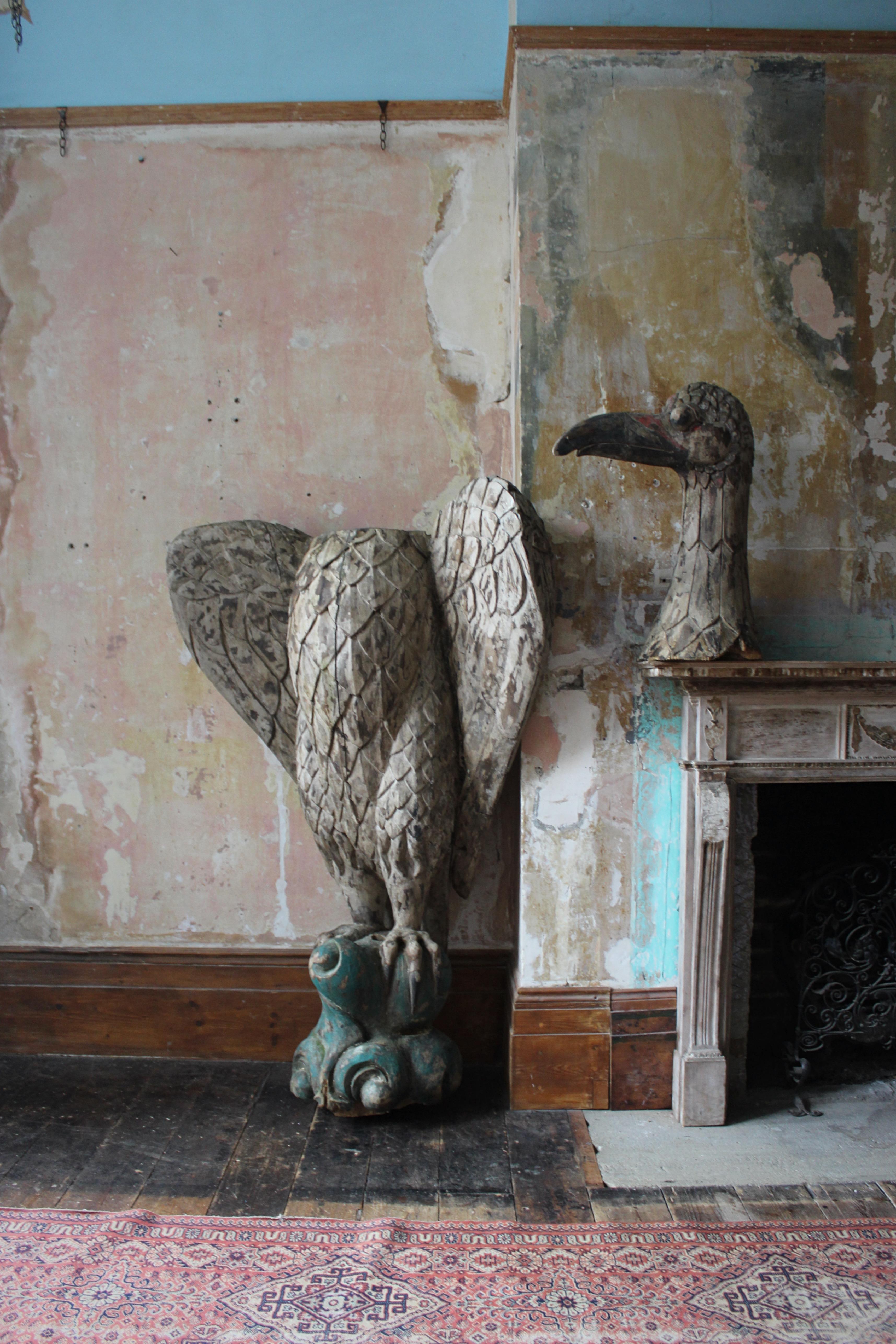 Late 19th Century Huge Carved Victorian Dodo Figurehead Fairground Folk ...