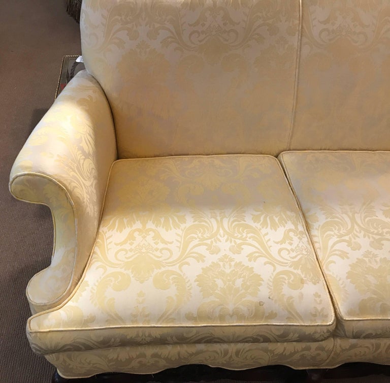 Late 19th Century Jacobean Style Hand Carved Walnut Sofa For Sale at ...