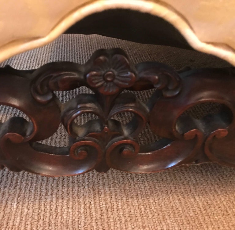 Late 19th Century Jacobean Style Hand Carved Walnut Sofa For Sale at ...