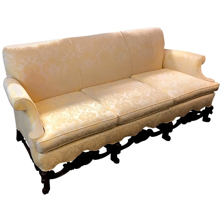 Late 19th Century Jacobean Style Hand Carved Walnut Sofa at 1stDibs ...