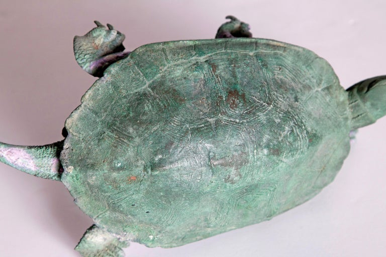 Late 19th Century Japanese Bronze Tortoise, Meiji Period at 1stDibs