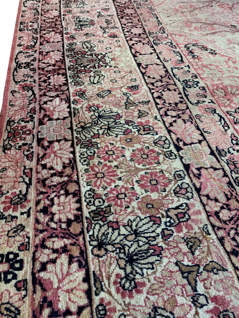 Late 19th Century Kerman Rug from South East Persia For Sale at 1stDibs