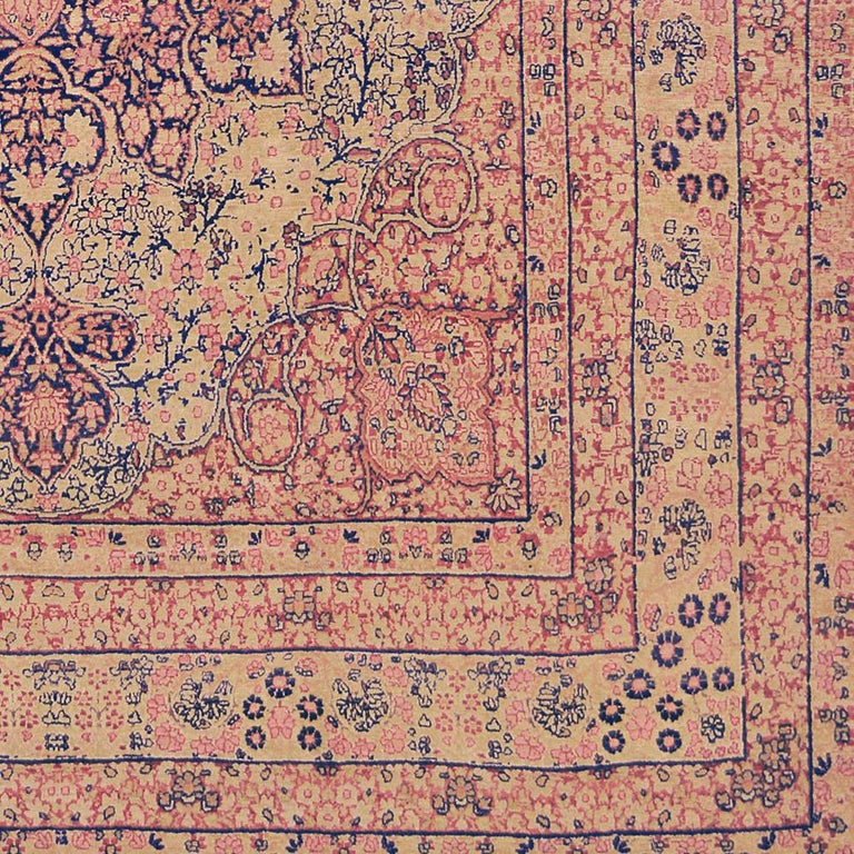 Late 19th Century Kerman Rug from South East Persia For Sale at 1stDibs