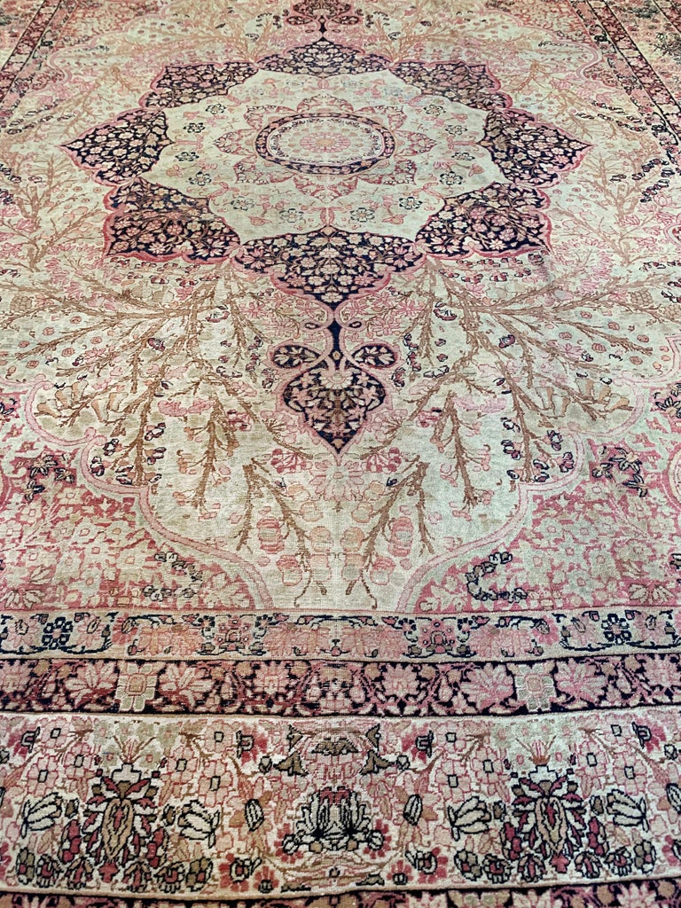 Late 19th Century Kerman Rug from South East Persia For Sale at 1stDibs