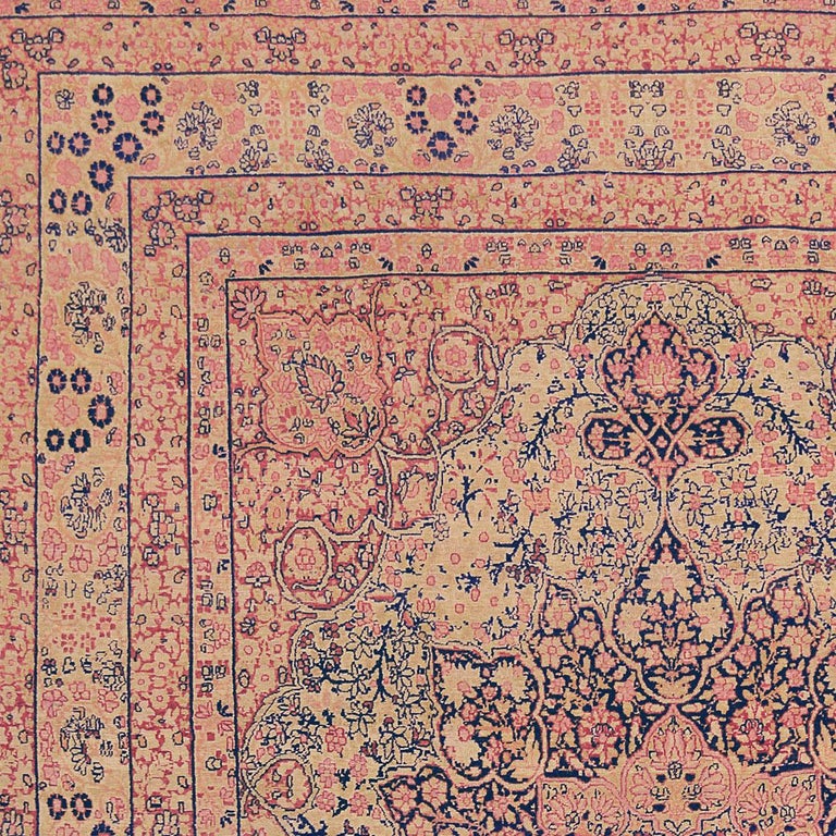 Late 19th Century Kerman Rug from South East Persia For Sale at 1stDibs