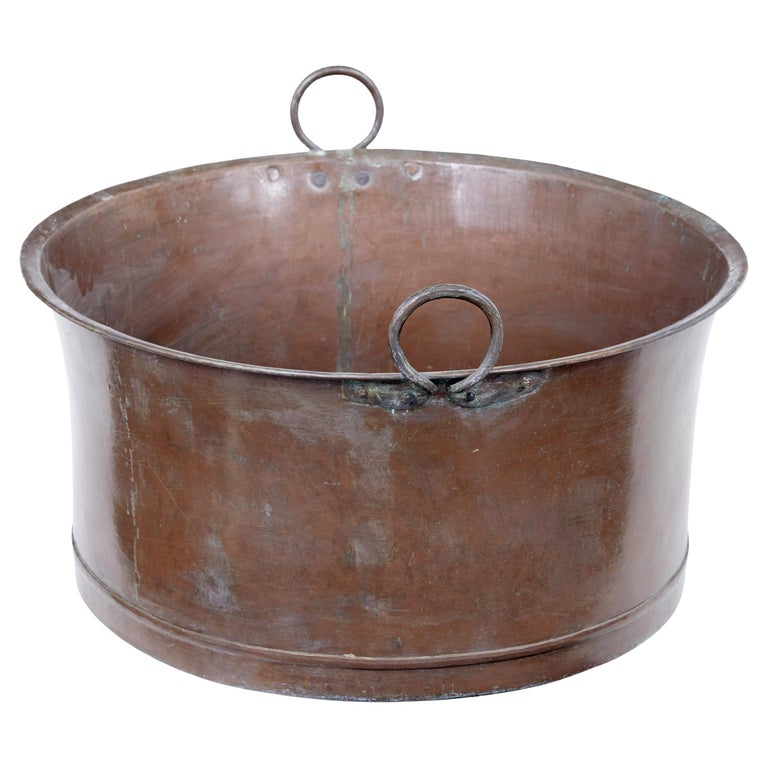 Late 19th Century, Large Copper Cooking Vessel For Sale at 1stDibs