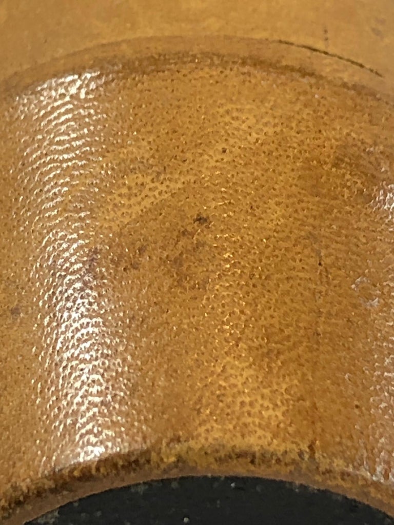 Late 19th Century Leather Mini Hat Box Traveling Inkwell For Sale at ...