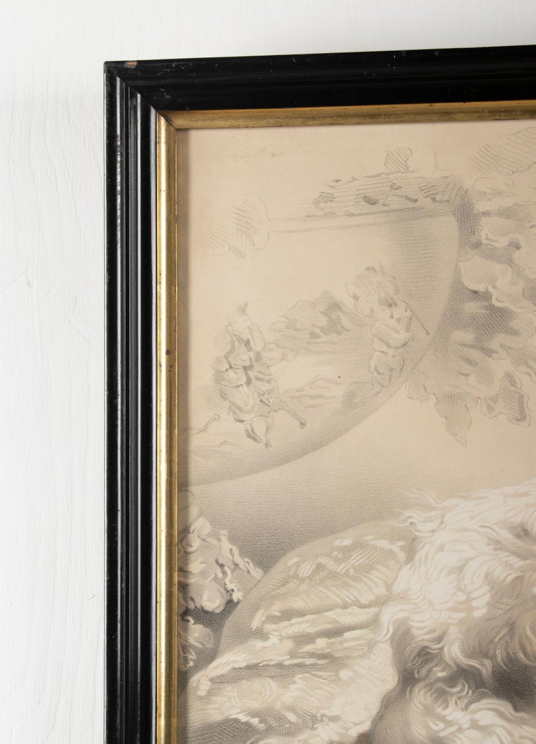 Late 19th Century Lithograph with Dogs, Joséphine Ducollet For Sale at ...