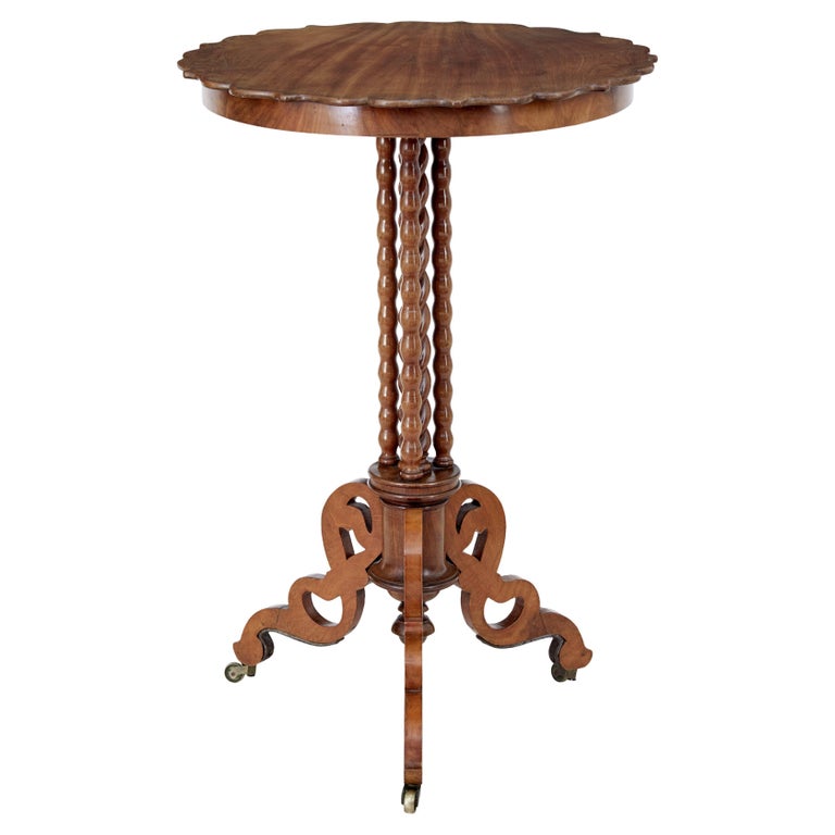 Late 19th Century mahogany bobbin turned occasional table For Sale at ...